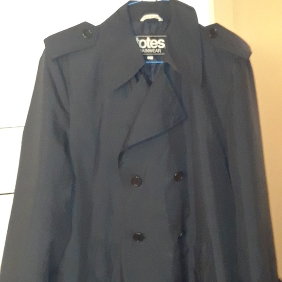 totes | Jackets & Coats | Vintage Totes Raincoat Mens Double Breasted ...